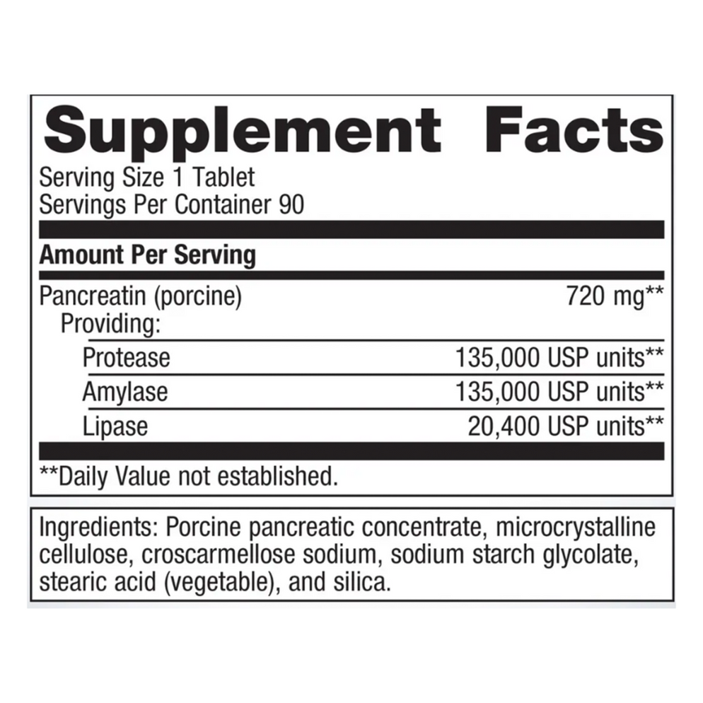 SpectraZyme® Pancreatic Enzymes Extra Strength — Well Being Holistic ...
