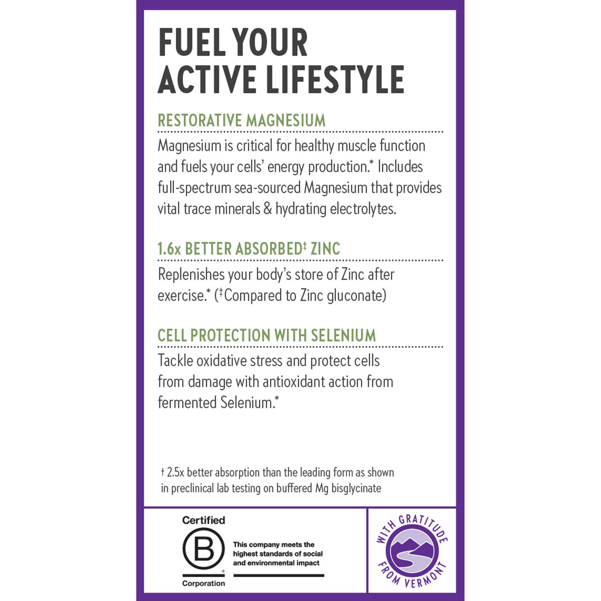 Magnesium + Selenium & Zinc Tablets — Well Being Holistic Pharmacy