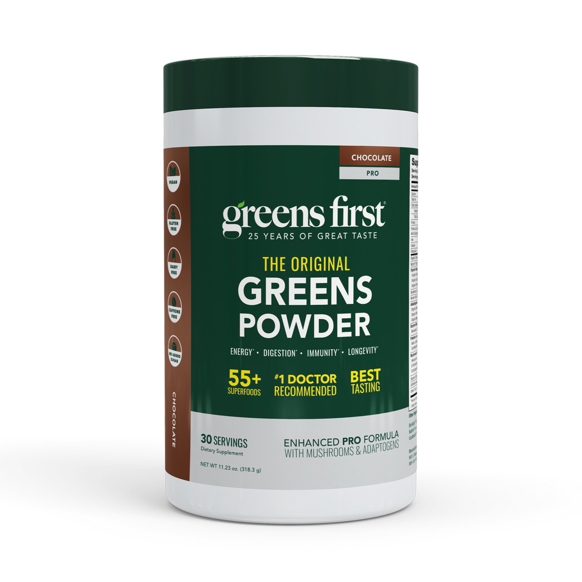 Greens First PRO Phytonutrient Powder - Chocolate — Well Being Holistic ...