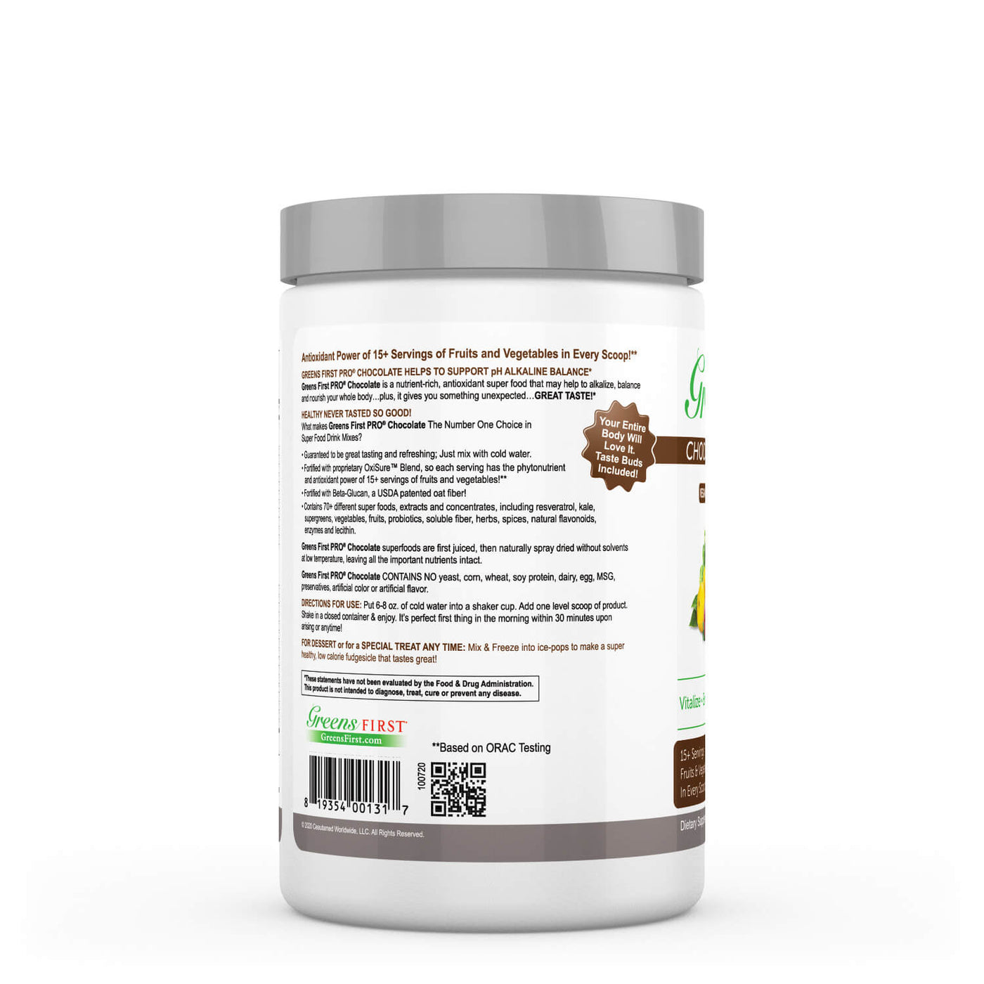 Greens First PRO Phytonutrient Powder - Chocolate — Well Being Holistic ...