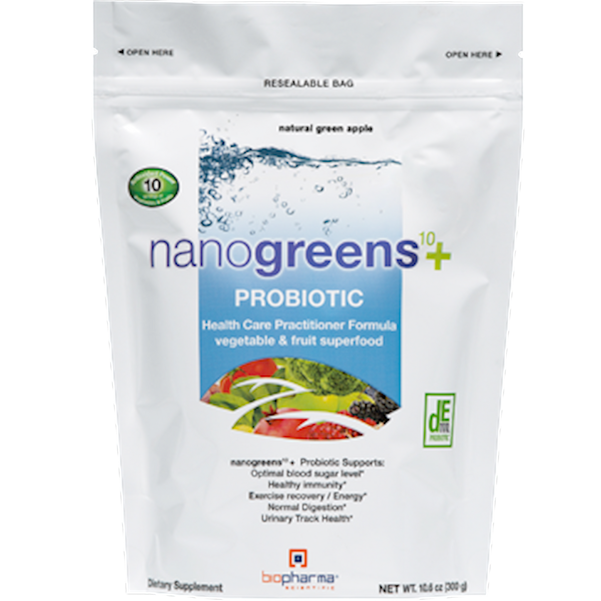 nanogreens10+probiotic Green App — Well Being Holistic Pharmacy