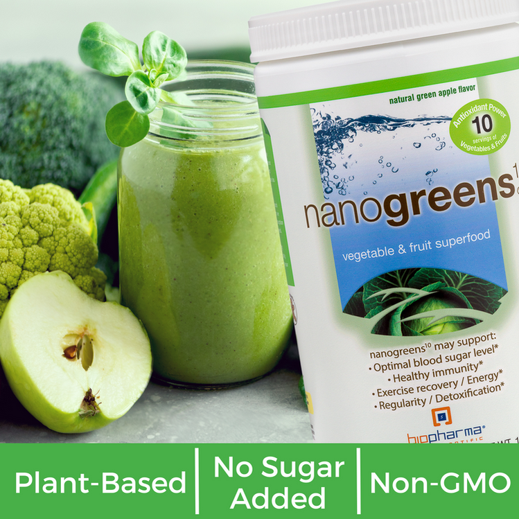 NanoGreens 10 Green Apple — Well Being Holistic Pharmacy